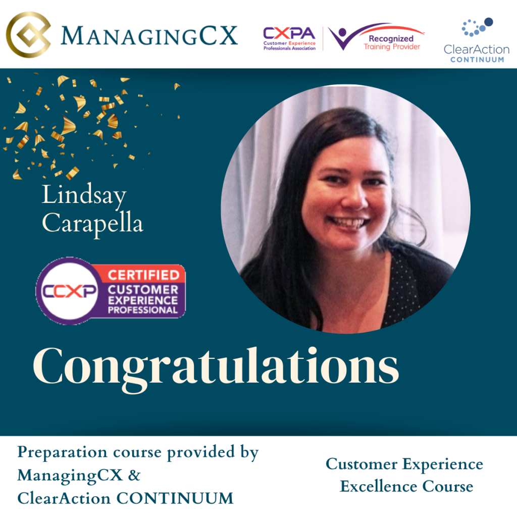 Congratulations to Lindsay Carapella, Australia’s most recent ...